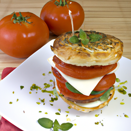 Tomaten-Mozzarella Burger Rezept